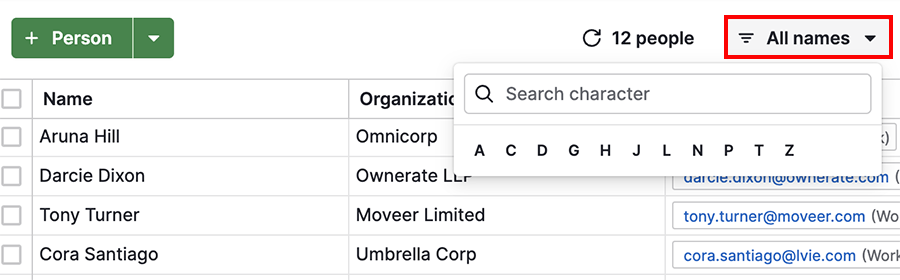 List view - Knowledge Base | Pipedrive